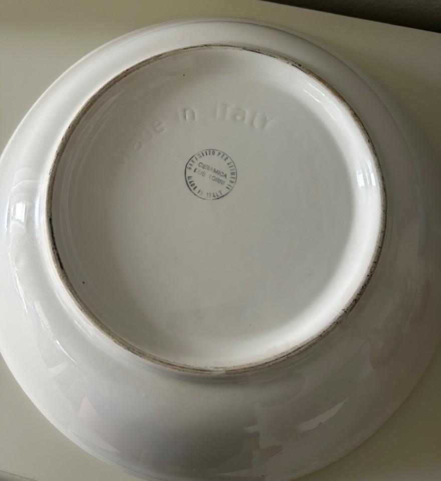 Ceramica Due Torri - Vintage Italian Ceramic Serving Bowl – Made in ...