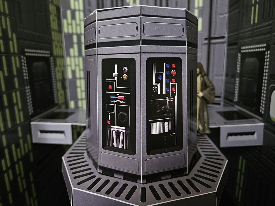 Death Star Tractor Beam Backdrop Playset for 3.75 Star Wars Hasbro ...