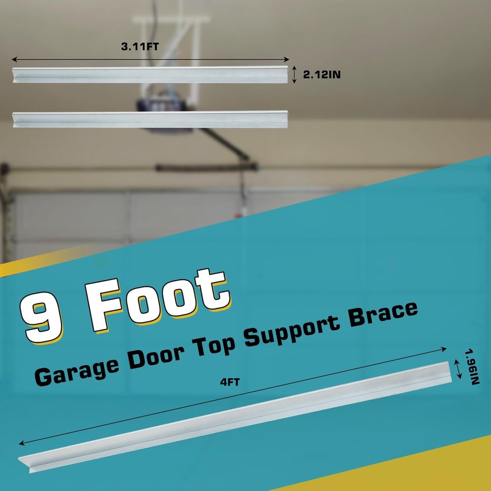 9 Foot Garage Door Strut, Garage Door Strut 9 Foot, Heavy Duty Garage ...