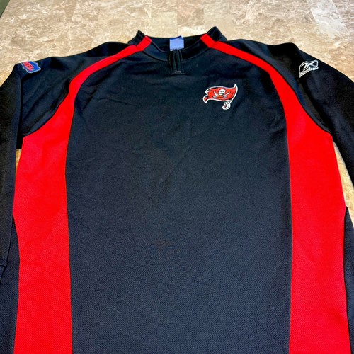 Team Apparel Reebok NFL Tampa Bay Buccaneers Black Pullover Long Sleeve ...
