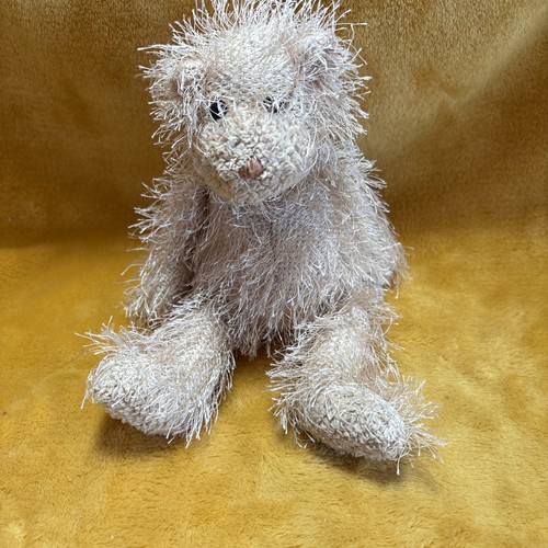 Ty Beanie Baby The Punkies Collection Frizzy the Bear No Tag Beige 10 ...