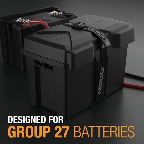 Heavy Duty Battery Box Group 24-31 Car Automotive Marine RV Boat Camper ...