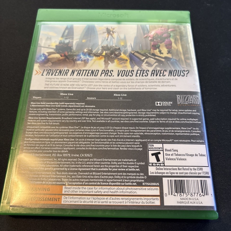 Overwatch Origins Edition (Microsoft Xbox One, 2016) | eBay