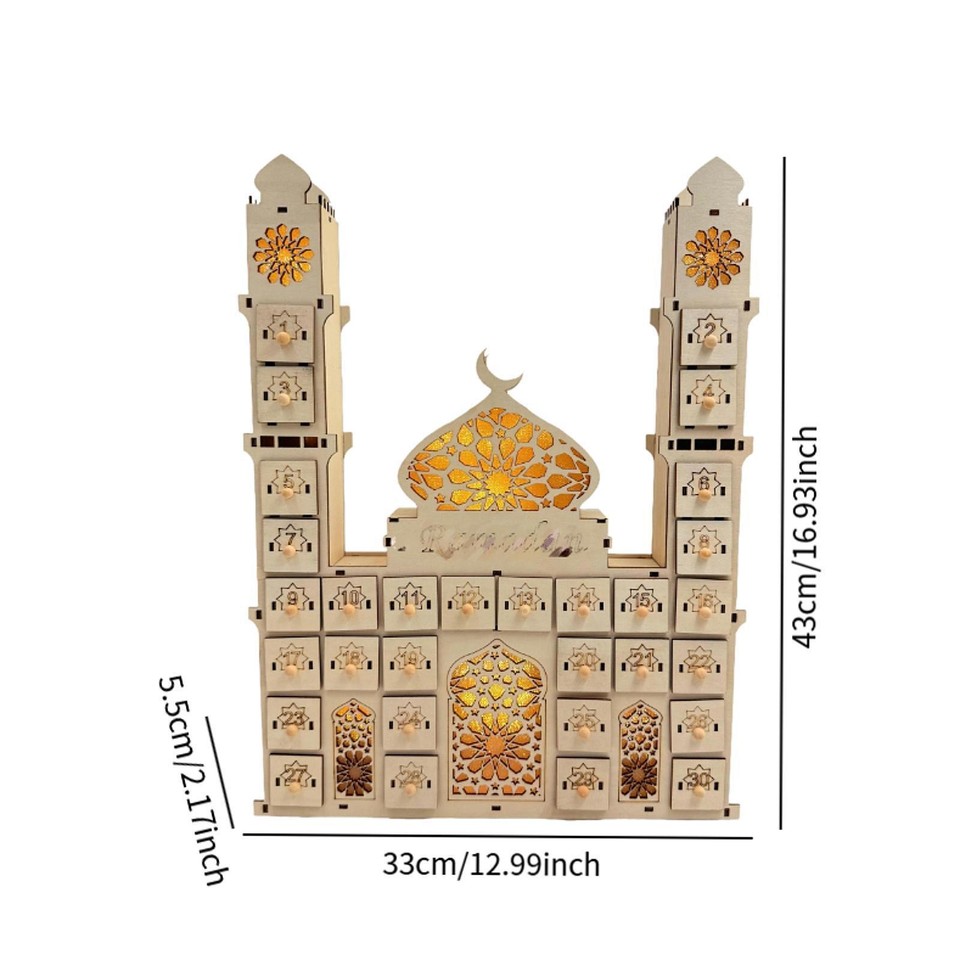 Ramadan Advent Calendar Ramadan Decoration for Table Eid Mubarak Living ...