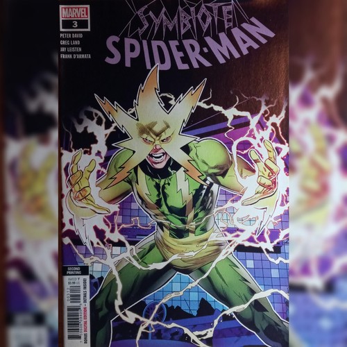 2019 Marvel Comics Symbiote Spiderman 3 Greg Land Second Printing Cover ...