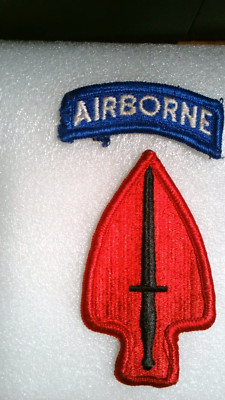 US ARMY PATCH SET SPECIAL OPERATIONS SUPPORT COMMAND SOCOM USASOC ...