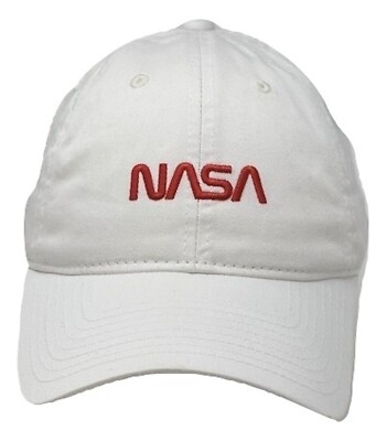 NASA Worm Insignia Polo Style Low Crown Space Cotton Baseball Cap Dad ...