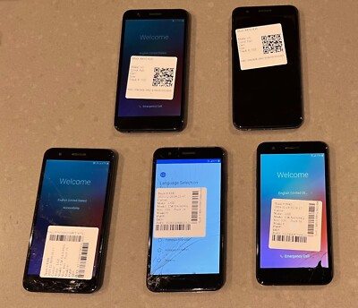 As-is Lot of 5 LG K30 LM-X410 - 32GB - Black - GSM Unlocked - A2 | eBay