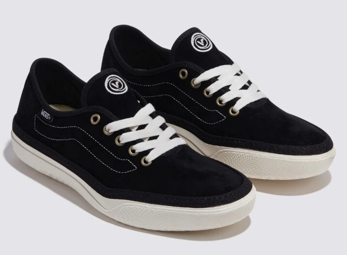 Vans Circle Vee SE Suede Black/Marshmallow Sneakers Low-Top Shoes Size ...