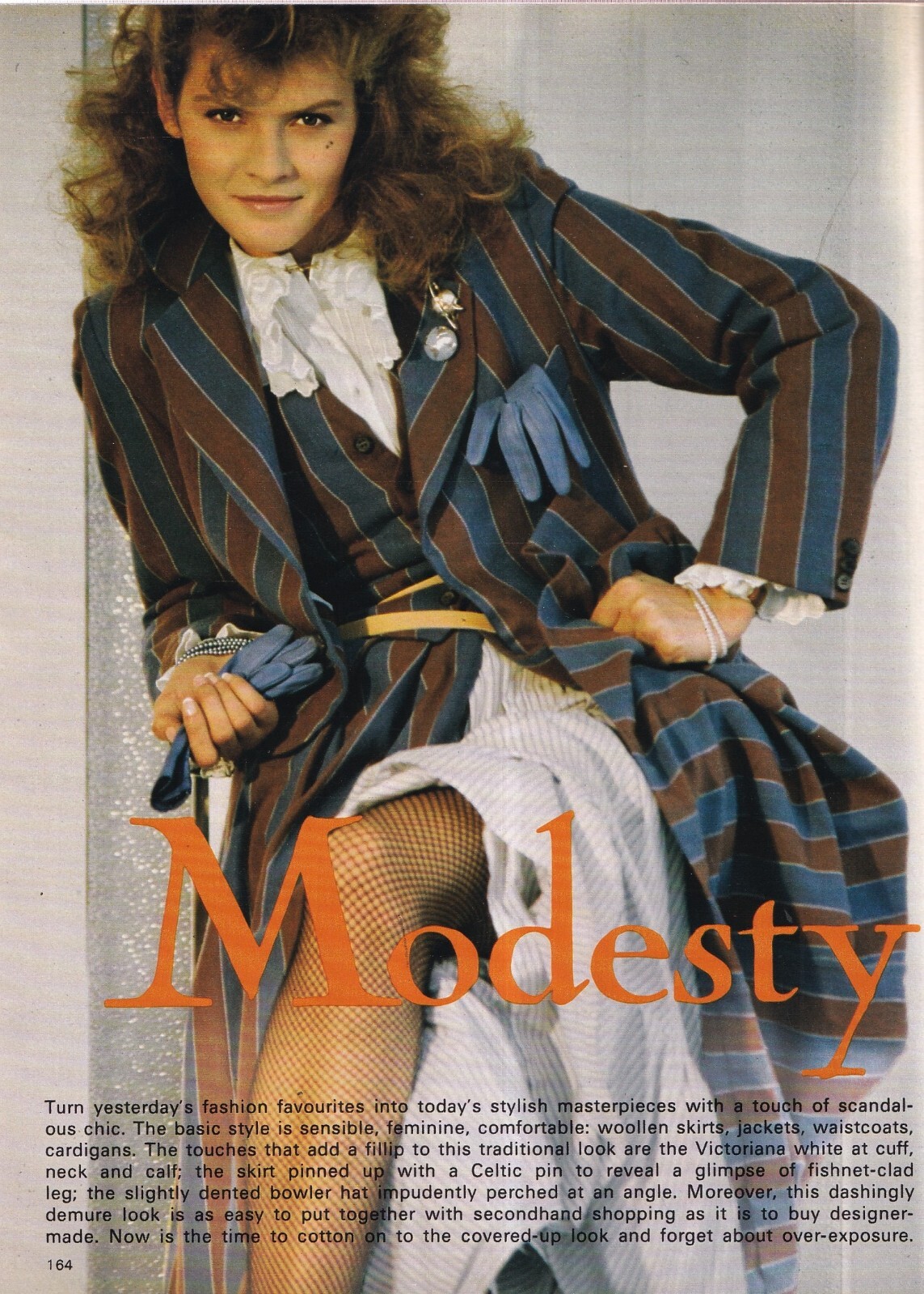 VTG COSMOPOLITAN UK 1982 GERRY NARR FASHION SHAUN CASEY LYNDA CARTER ...