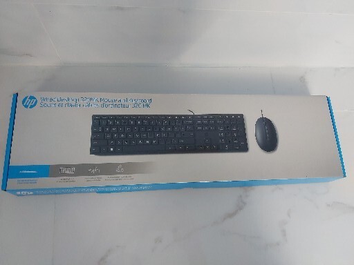 HP Wired 320MK Combo Mouse and Keyboard New (#90) | eBay