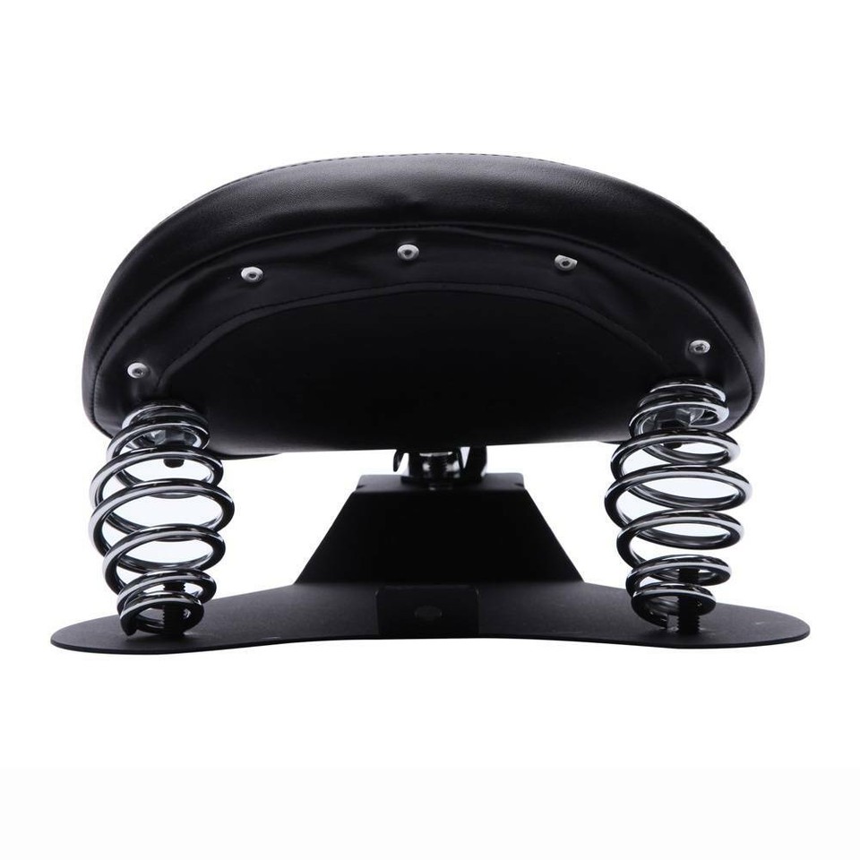 Solo Seat Front Driver Seat + Springs For Harley Sportster Bobber ...