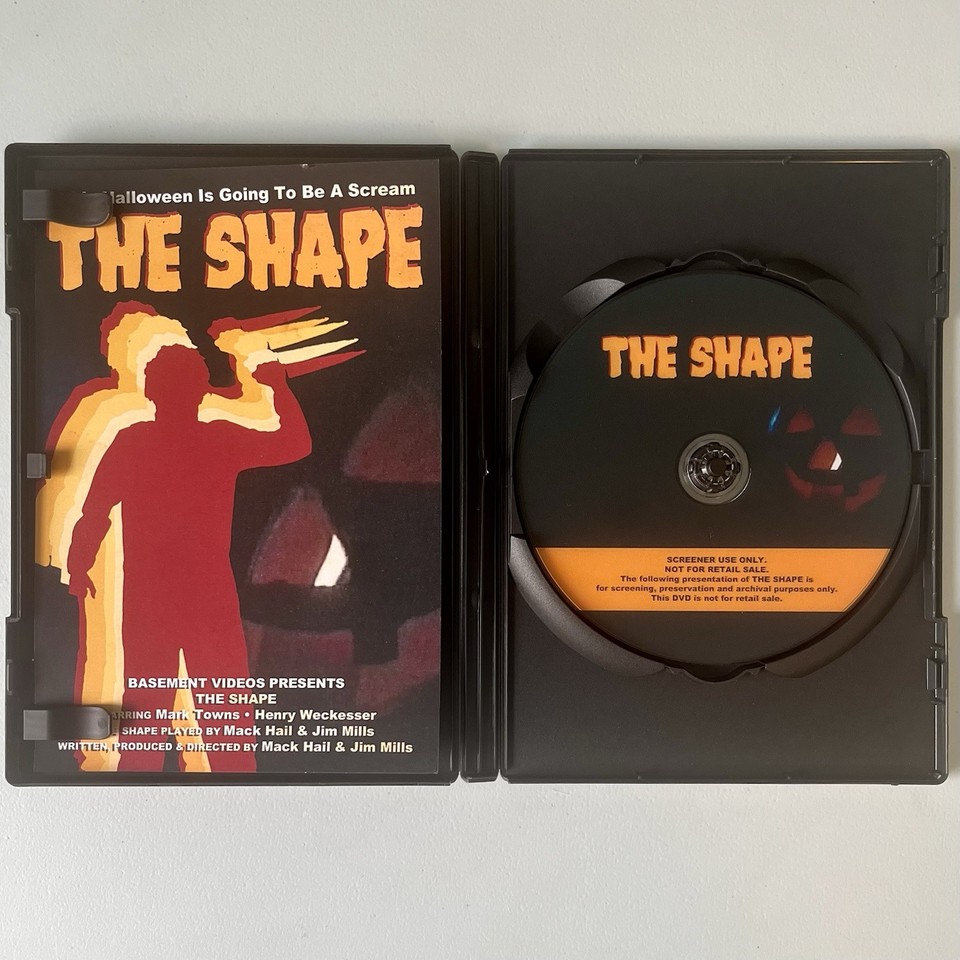 The Shape DVD 1992 SOV Horror Halloween Fan Film Michael Myers Basement ...