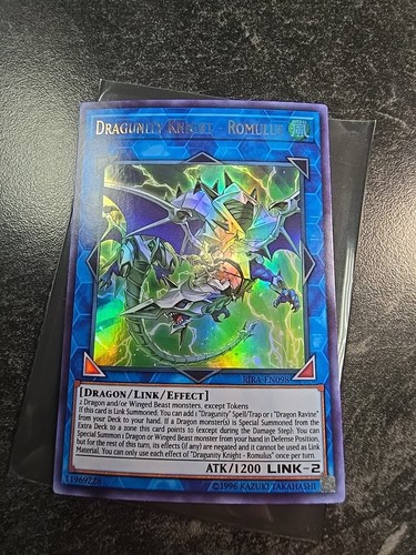 Dragunity Knight - Romulus - RIRA-EN098- 1st Edition - Ultra Rare - NM ...