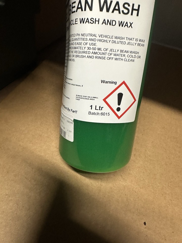 Chrome Jelly Bean Wash Ultimate Vehicle Wash 1litre X 9 | eBay UK