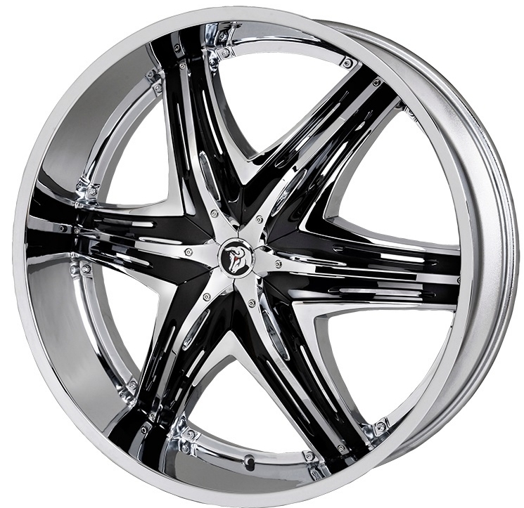 22 inch 22x9.5 DIABLO ELITE G2 Chrome wheel rim 6x5.5 6x139.7 +13 | eBay