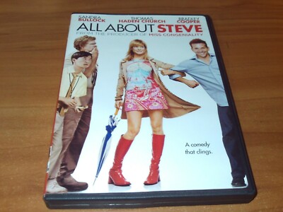 All About Steve (DVD, Widescreen, 2009) Bradley Cooper Sandra Bullock ...