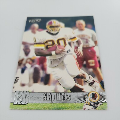 1998 Pacific Skip Hicks #445 Rookie Washington Redskins Football Card ...