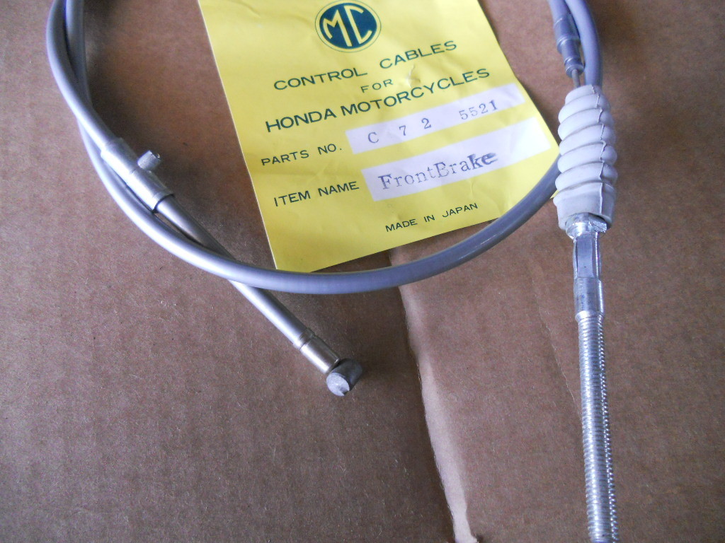 NOS MC Brand Front Brake Cable Fits: C72 C77 C72 5521 45450-259-000 | eBay