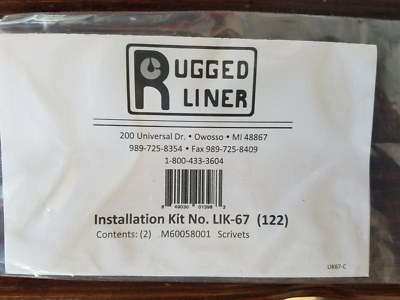 RUGGED LINER LIK 67 INSTALLATION KIT | eBay