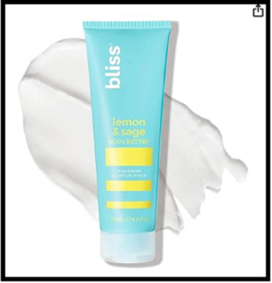 bliss Dry Skin Body Butter Maximum Moisture Cream Body Lotion Lemon ...