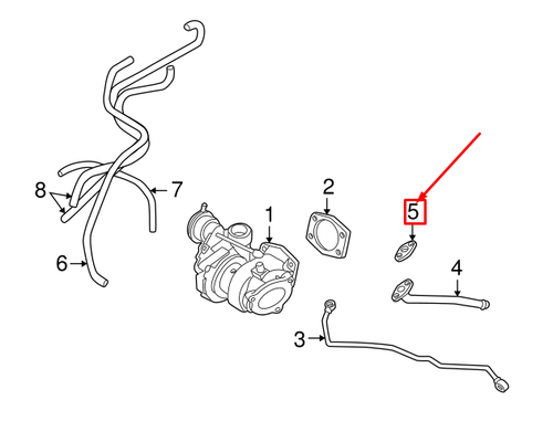 Joint de conduite d'huile VOLVO S60 MK1 31251456 neuf authentique | eBay
