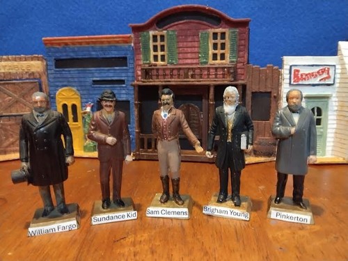MARX CONVERSIONS! Rare Western! Clemens, Sundance Kid, Pinkerton, Fargo ...