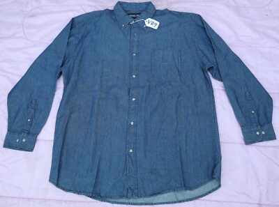 JONATHAN COREY Mens JEAN Shirt XL. TAG NO. V89 | eBay