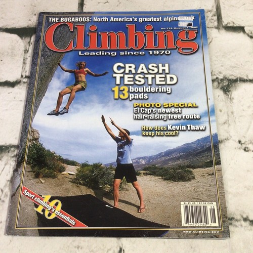 Climbing Magazine-Crash pads August 2002 | eBay