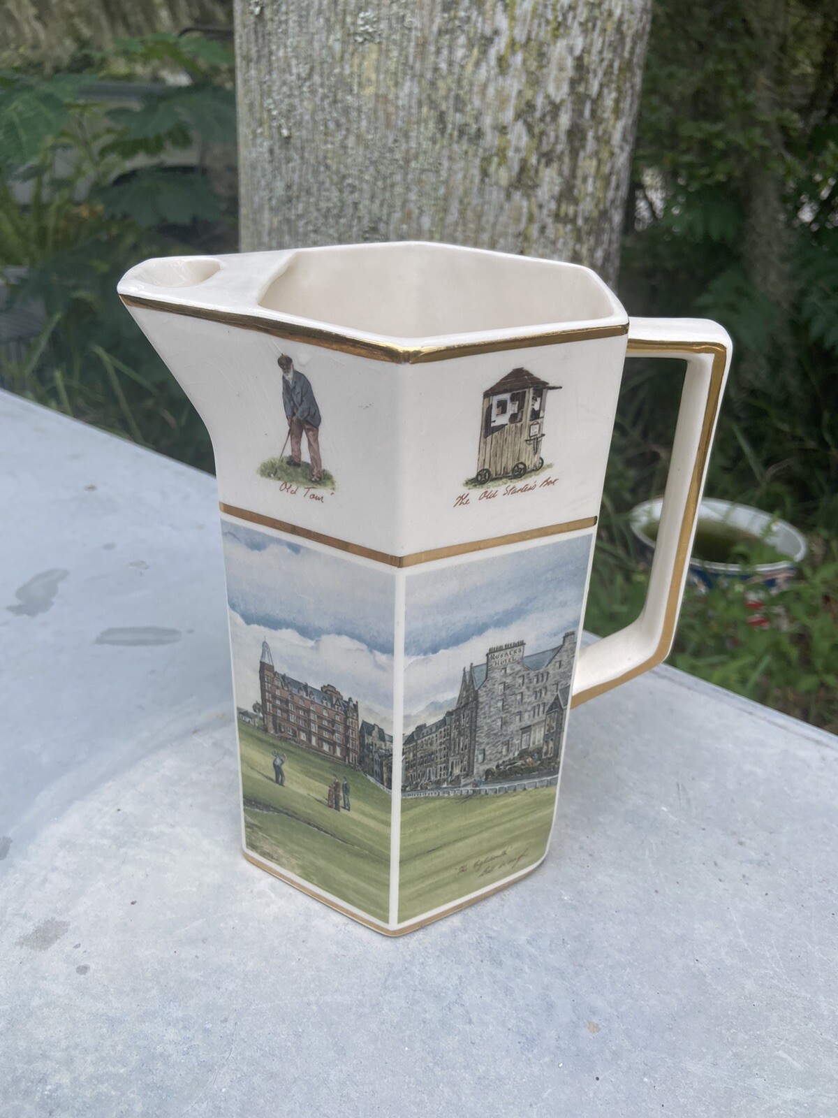 Rare Vintage Pointers of London England Golf Scenes Pitcher Courses ...