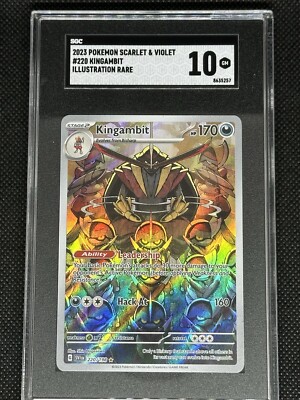 Pokémon Kingambit Scarlet & Violet Base Set 220/198 SV Illustration ...