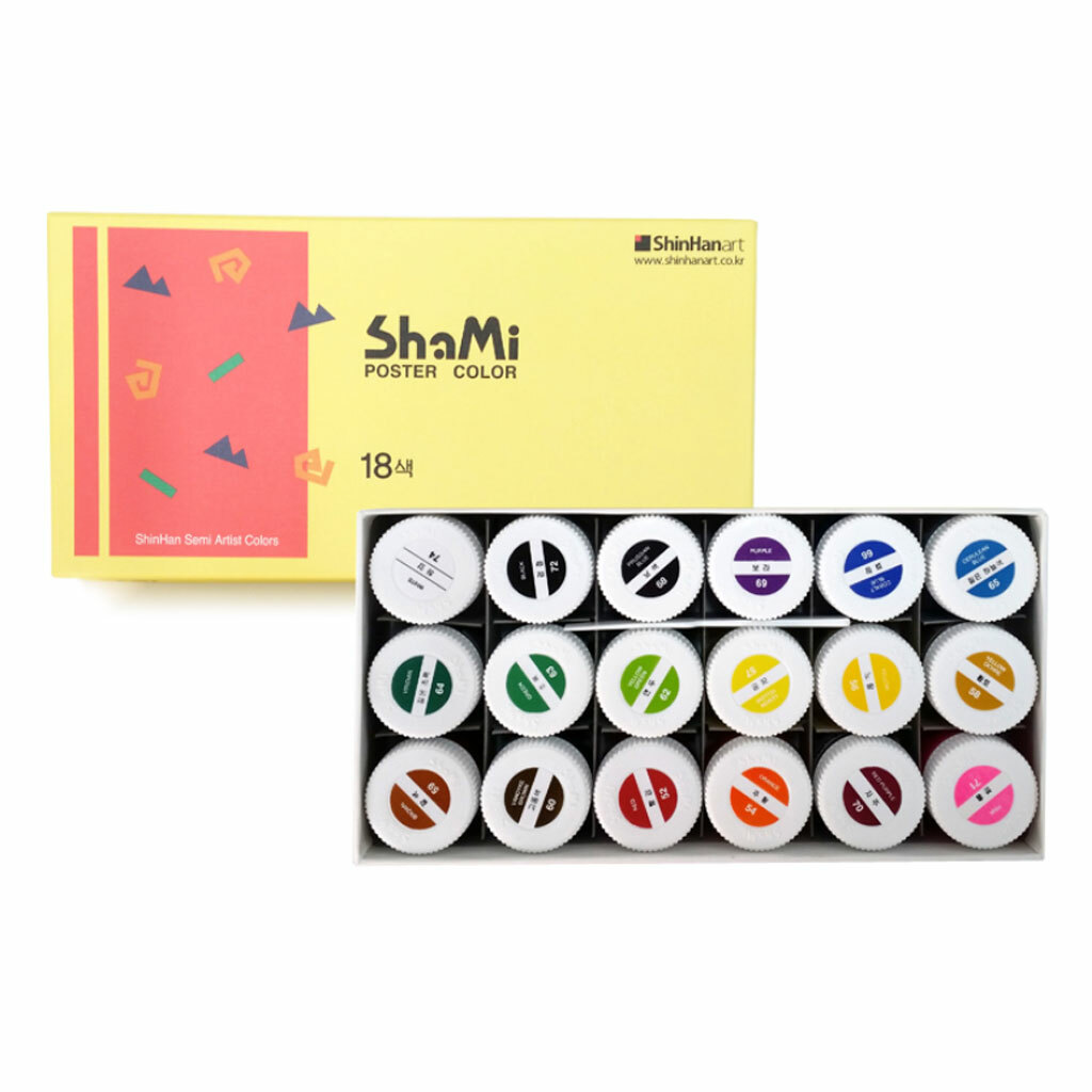 [SHINHAN] ShinHanart Shami Poster Color 20ml 18 colors | eBay