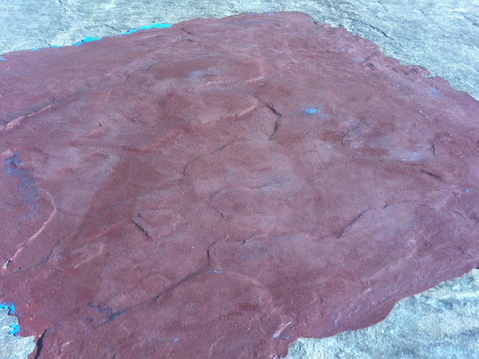 Slate Seamless Texture Stamp Mat Skin 3' Concrete Cement Stamping Tools ...