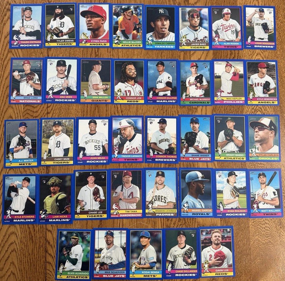 2025 Topps Heritage High Numbers 110 Card Lot Chrome & parallels | eBay