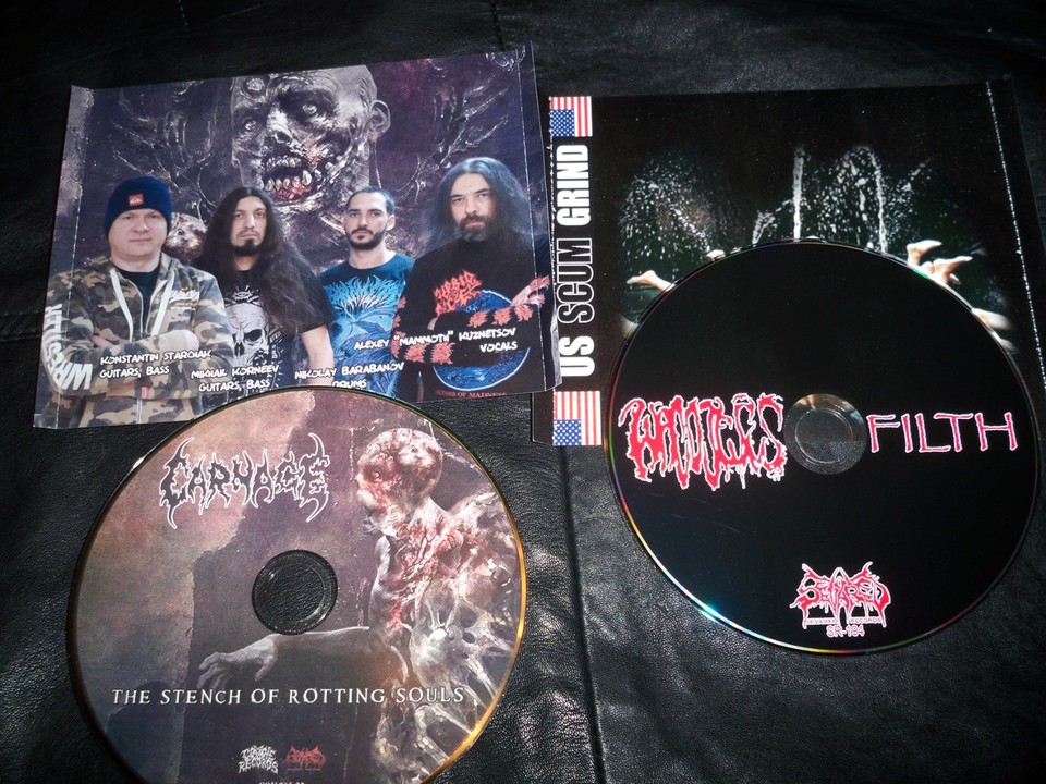 2 CD LOT: WACO JESUS Filth + CARNAGE Stench Of Rotting Souls BRTUAL ...