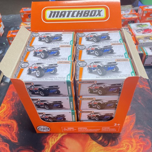 Matchbox Power Grabs Box (2017) White '68 Ford Mustang 124/125 Case Of ...