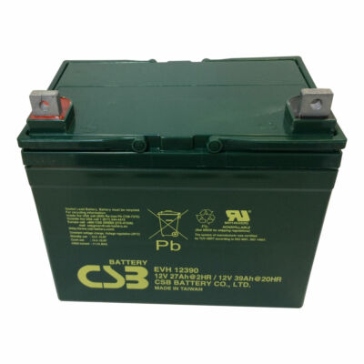 CSB EVH12390 12V 39AH Deep Cycle Battery - Wheelchair Mobility U1 ...