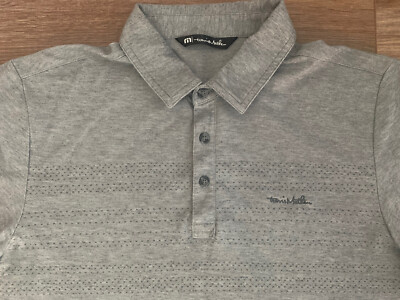 Travis Mathew Rager Men’s Polo Heather Grey Medium | eBay
