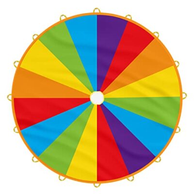 Play Platoon Parachute 20 Foot for Kids -16 Handles Play Parachute ...