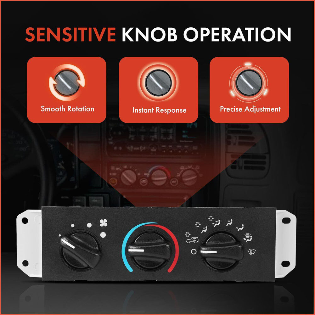 HVAC A/C Heater Control Panel Motor Switch for Jeep Wrangler TJ4.0 L w ...