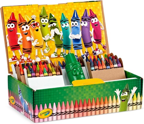 Crayola 52-6920 Giant Chest of 120 Color Crayons With Sharpener for ...