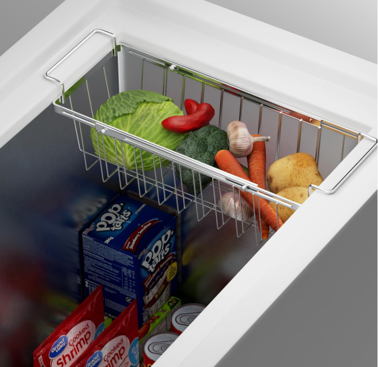 Freezer Baskets for Chest Freezer, Expandable Deep Freezer Organizer ...