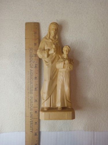 Vintage St Ann of Scranton Statue Pennsylvania Holy Plastic Resin | eBay