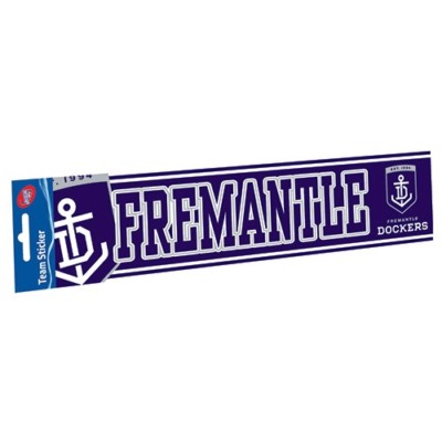 Fremantle AFL Bumper Sticker Team Name and Logo Official AFL ...