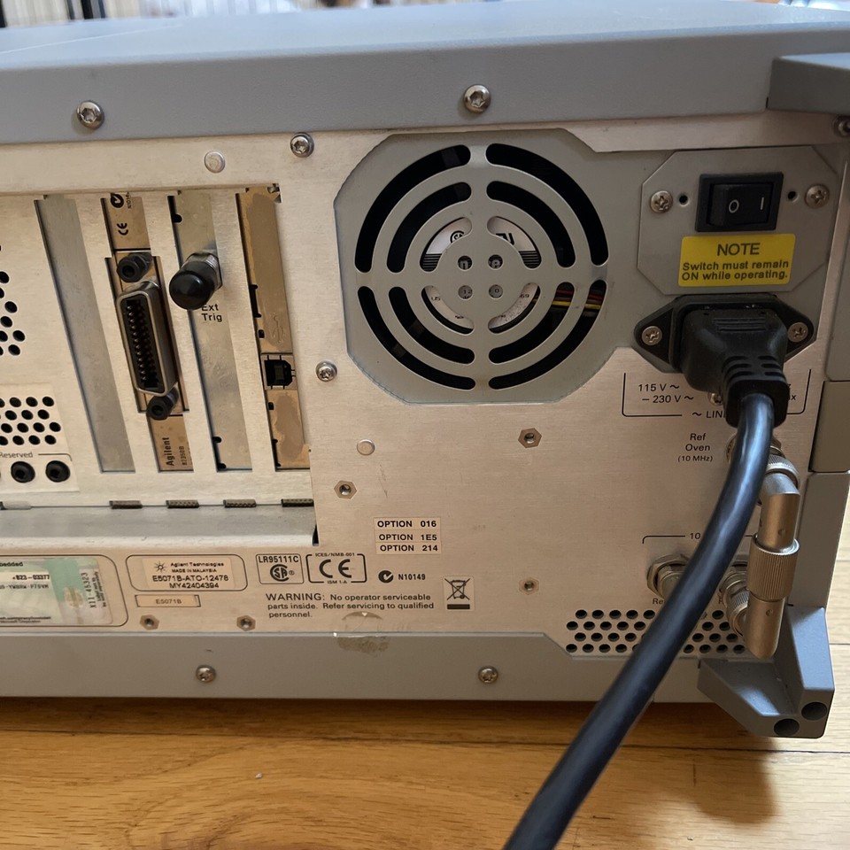 Agilent E5071B ENA RF Network Analyzer - 300 kHz to 8.5 GHz Opt. 016 ...