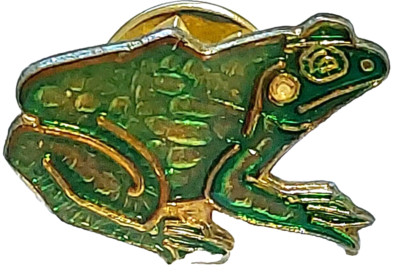 Green Frog Lapel Pin | eBay