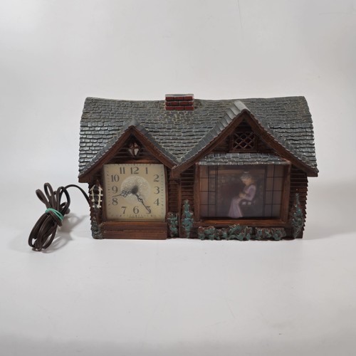 Vintage Haddon Home Sweet Home Clock Rocking Granny Model #30 Works! | eBay