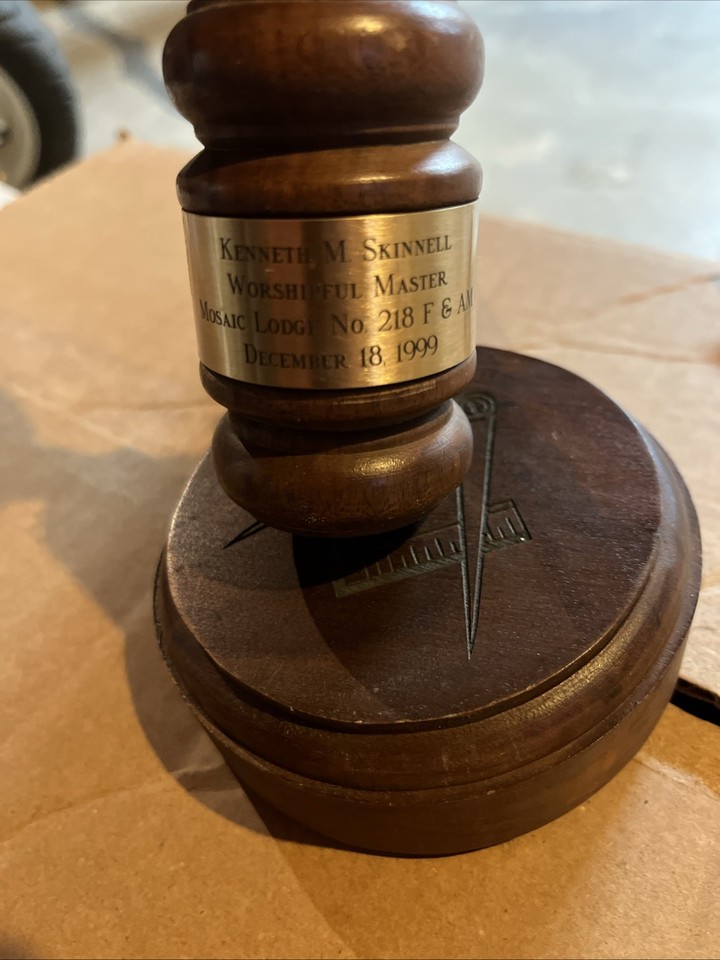 Vintage Free Mason Gavel Masonic | eBay