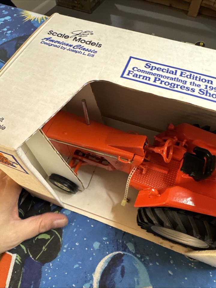 NEW IN BOX RARE HTF Scale Models 1992 Farm Progress Show Allis Chalmers ...
