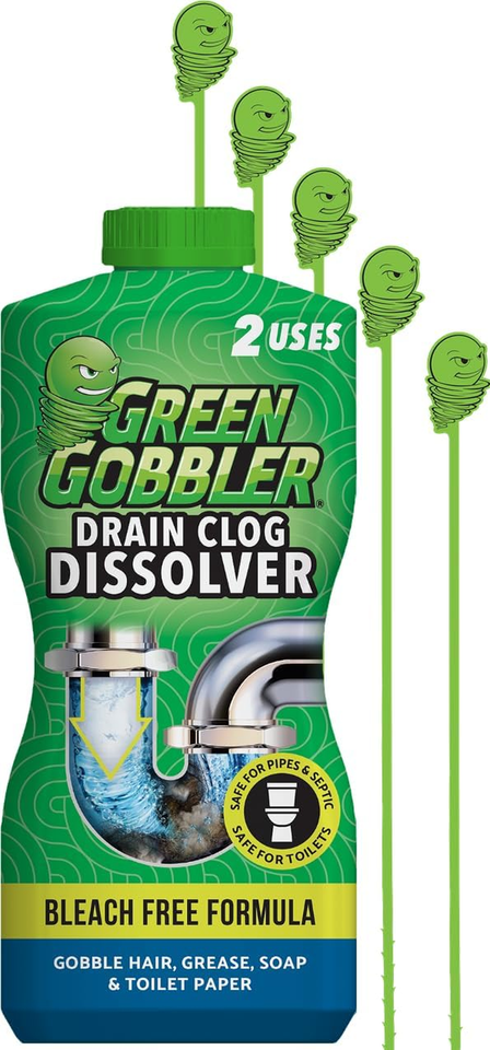 Drain Clog Remover with 5 Pack of Drain Snake Tools | Drain Opener ...